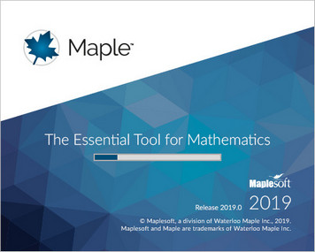 Maplesoft Maple 2019.2 - دانلود نرم افزار میپل (حل پیشرفته مسائل ریاضی)